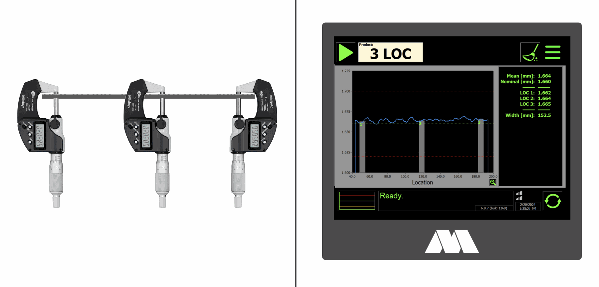 Continuous Thickness Monitoring for Industrial Processes | Mate Gauge